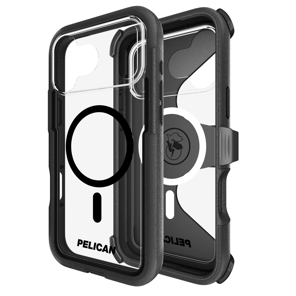 Voyager w/ MagSafe for Apple iPhone 17 Pro Max - Black/Clear – Pelican ...